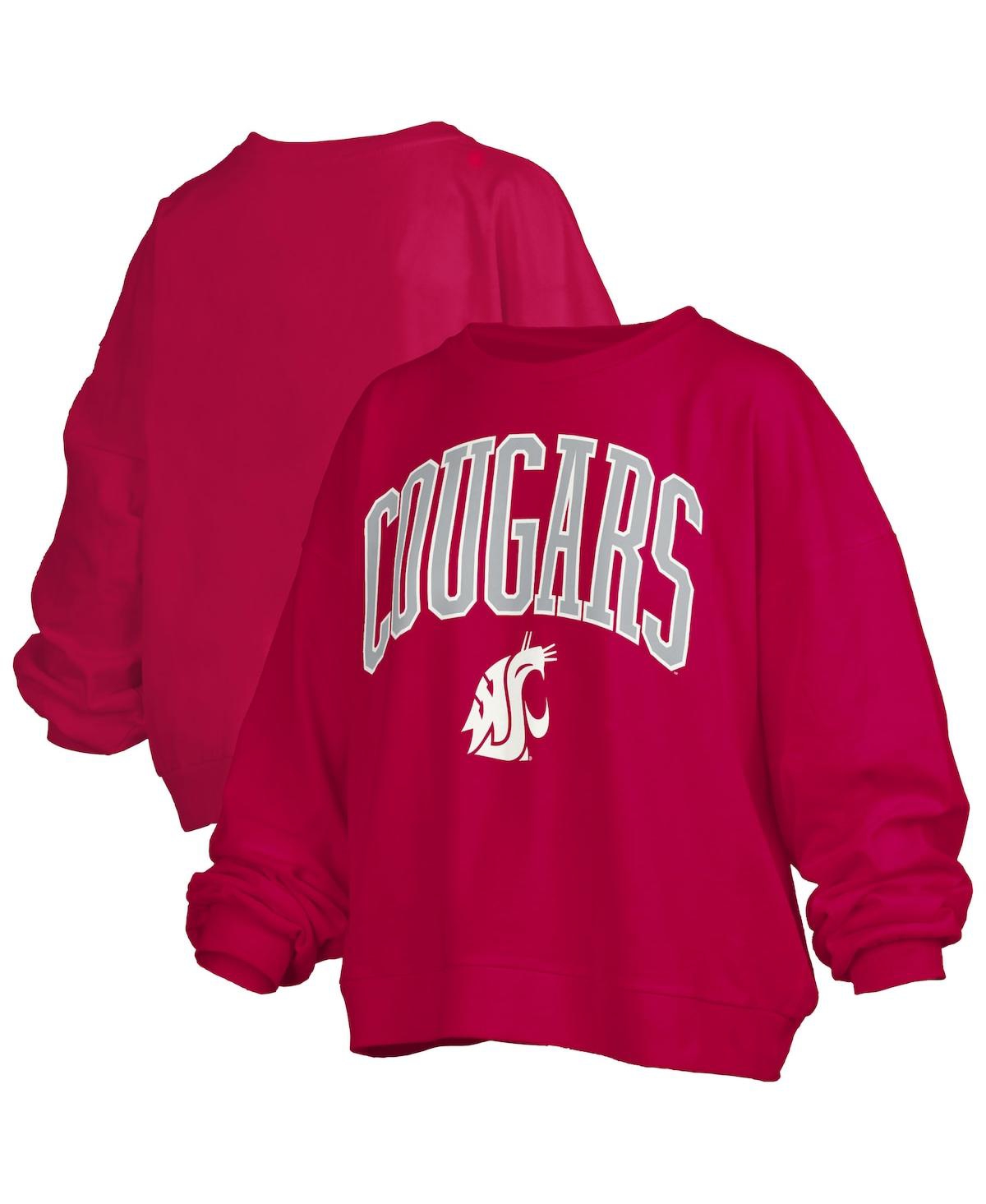 Click here for Pressbox Womens Crimson Washington State Cougars J... prices