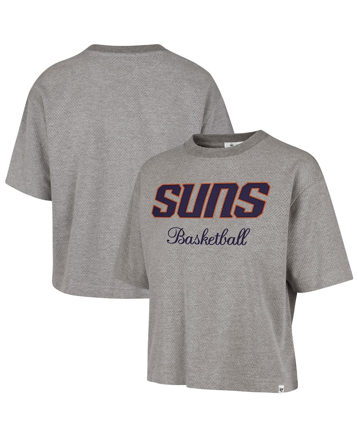 Click here for 47 Brand Womens Gray Phoenix Suns Pivot Drop Needl... prices