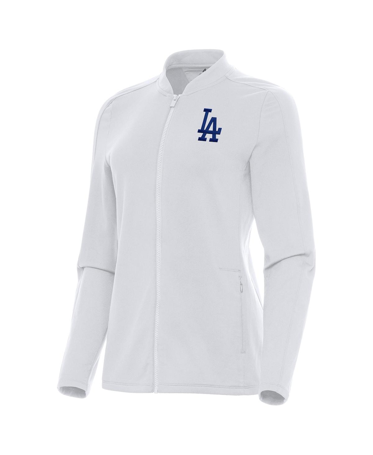 Click here for Antigua Womens White Los Angeles Dodgers Continual... prices