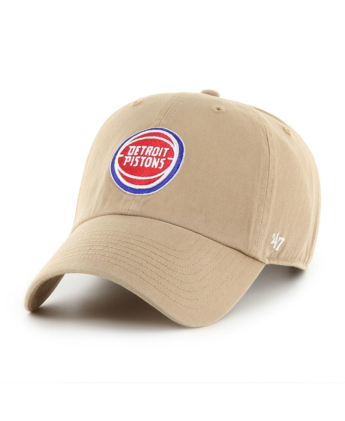 Click here for 47 Brand Mens Khaki Detroit Pistons Logo Clean Up... prices