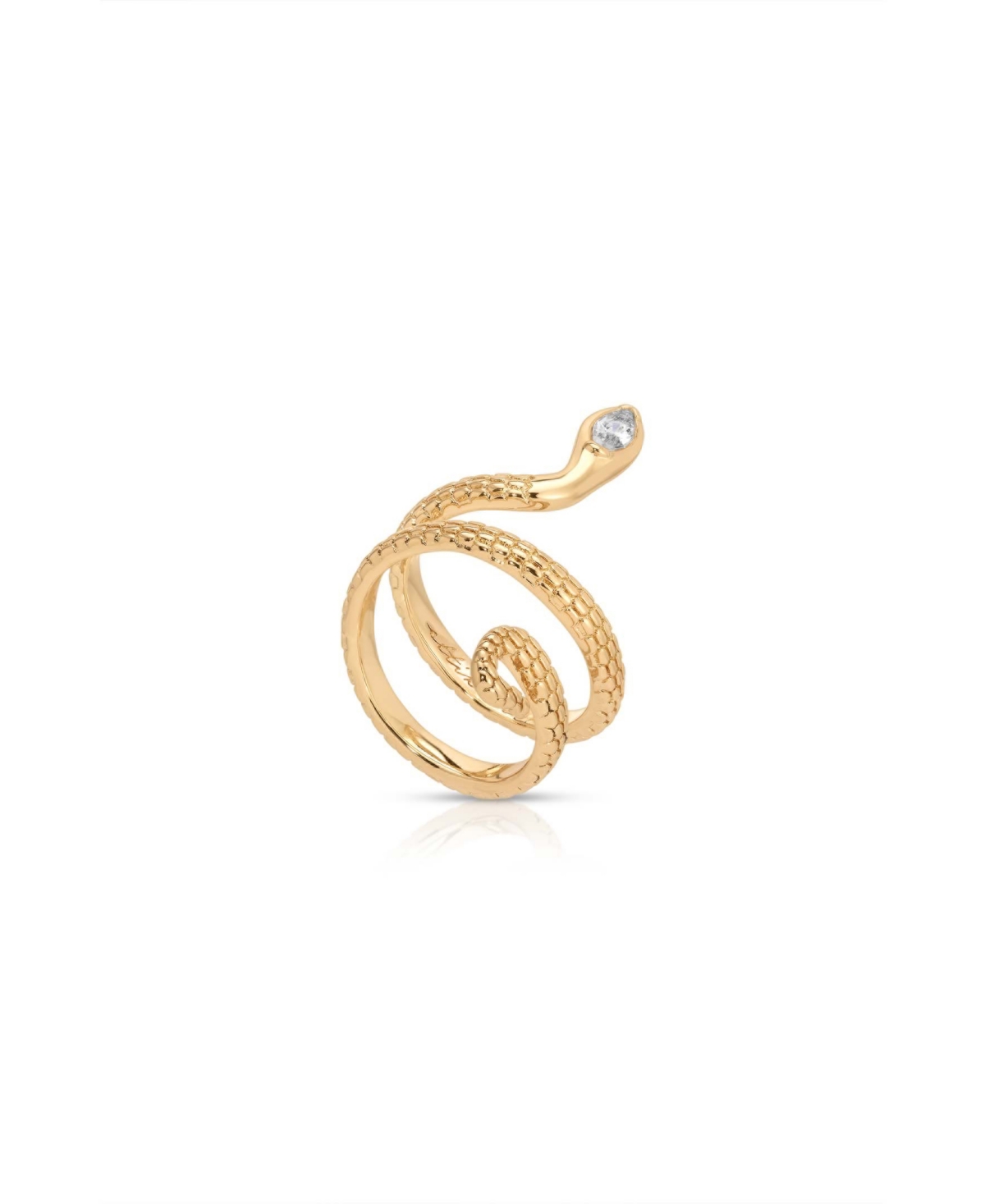 Click here for Ettika Gold-Plated Serpentina Ring - Gold prices
