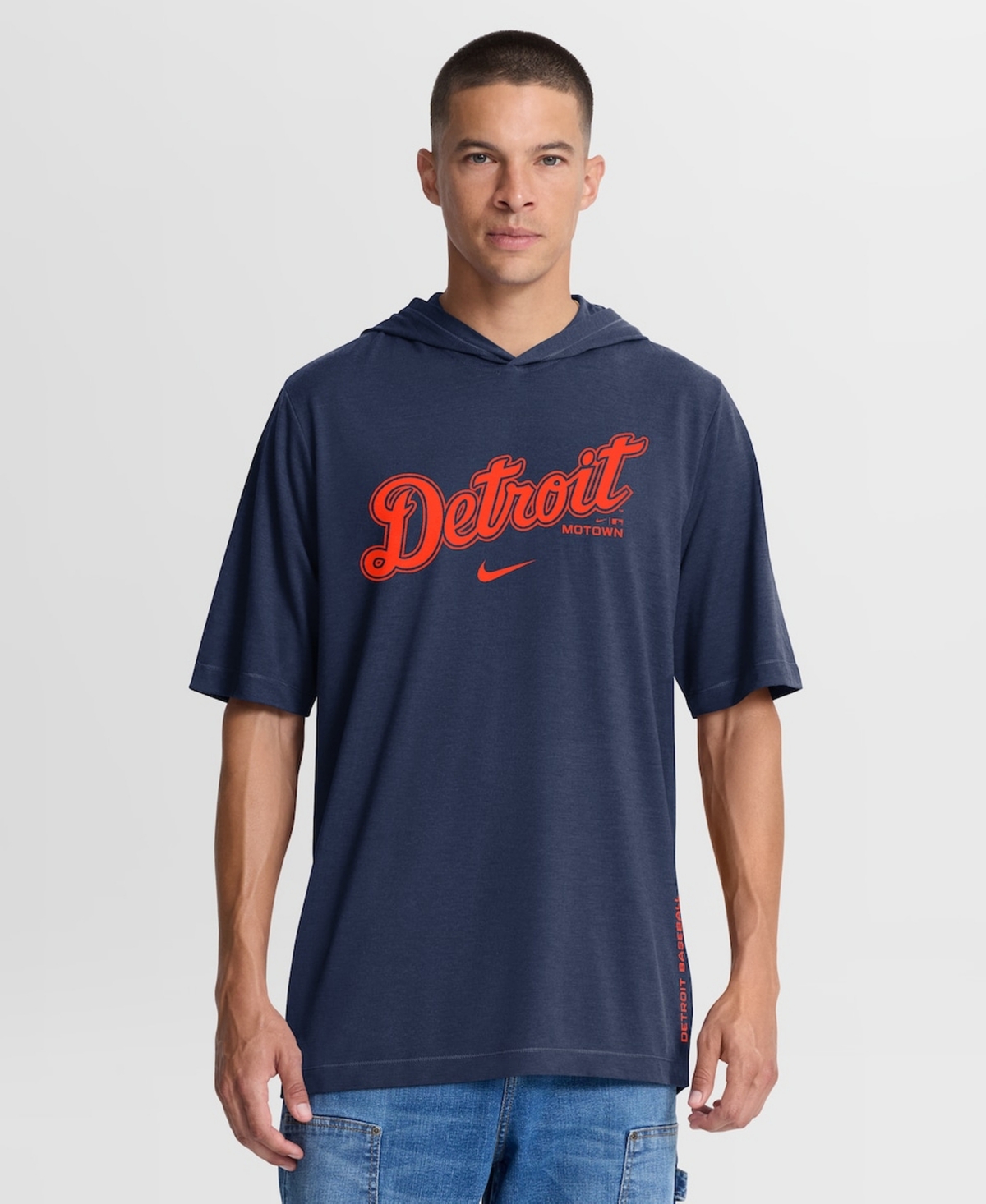 Click here for Nike Mens Navy Detroit Tigers Arched Wordmark Tri-... prices
