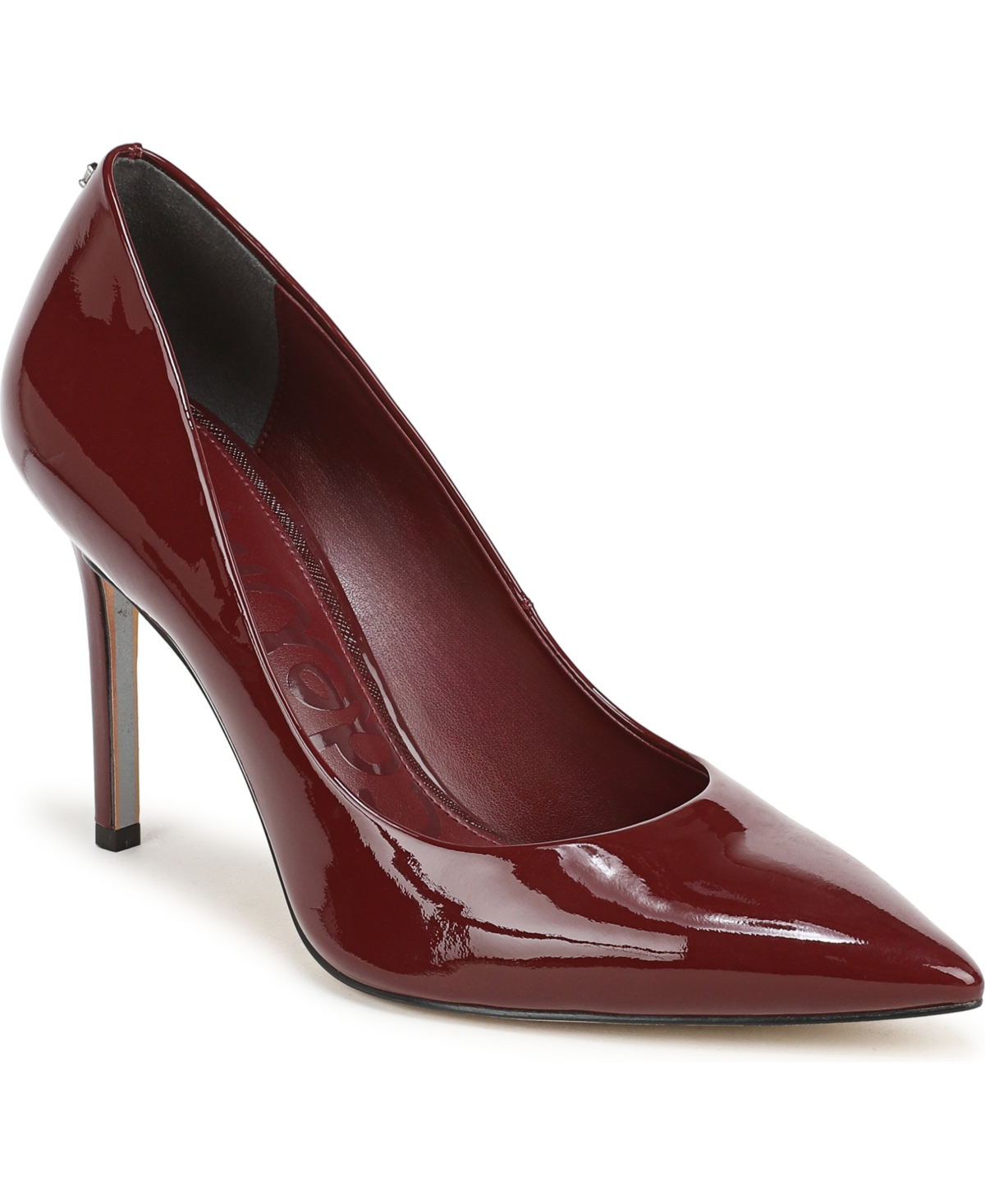 Sam Edelman Womens Hazel Pumps - French Merlot Patent Leather