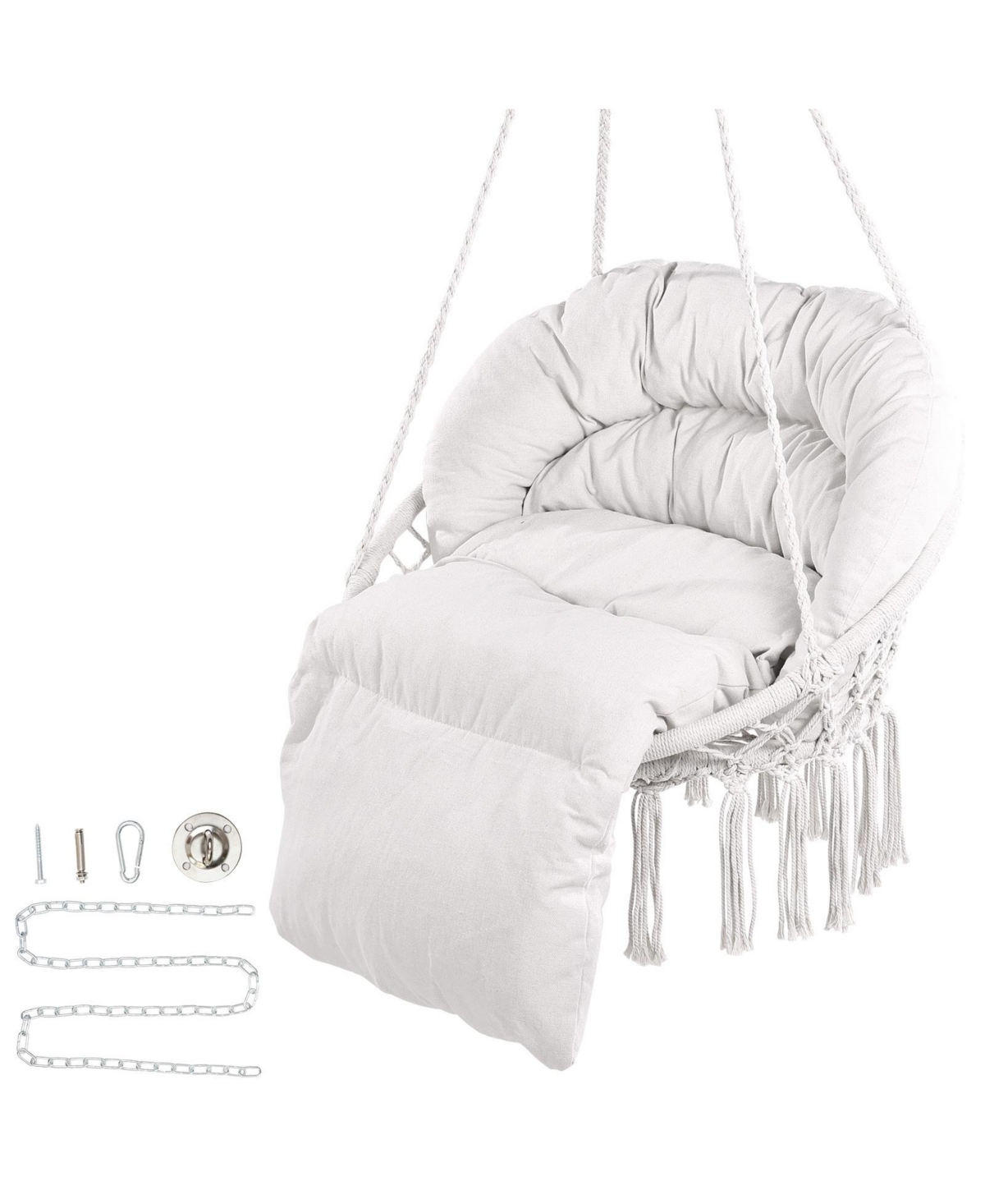 Click here for Cozito Hanging Hammock Swing Chair with Cushion  M... prices