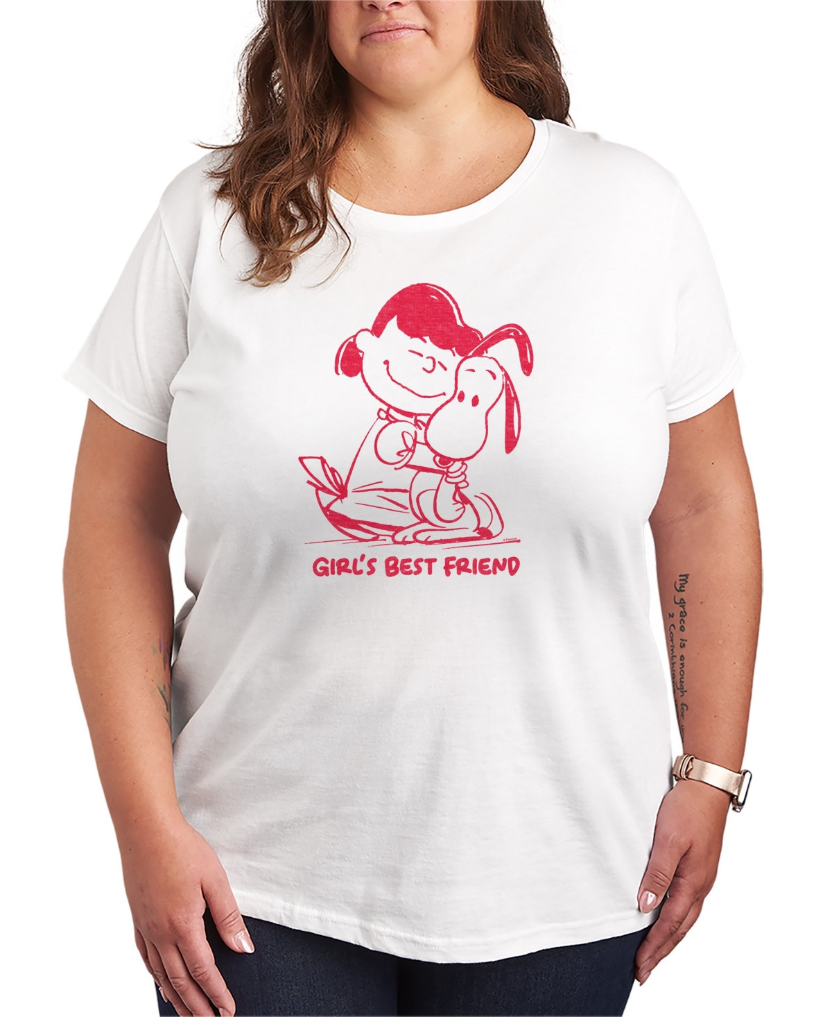 Click here for Hybrid Apparel Plus Size Peanuts Girls Best Friend... prices