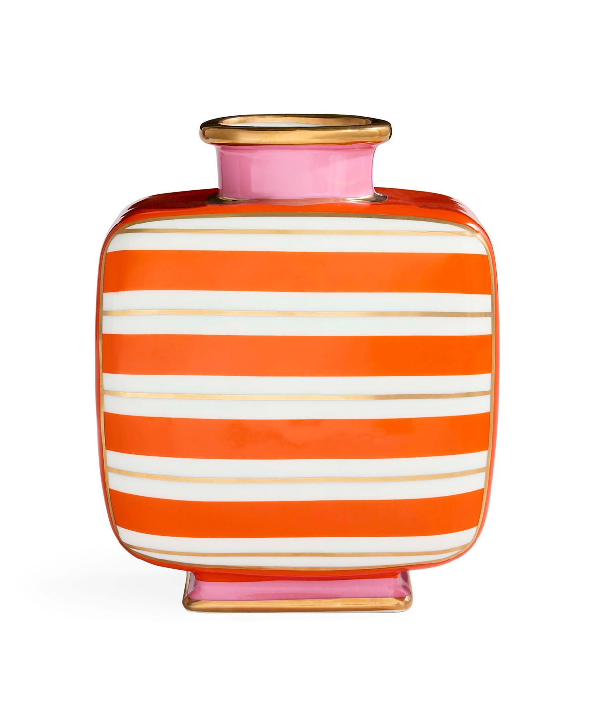 Click here for Jonathan Adler Portofino 40 oz. Square Vase - Oran... prices