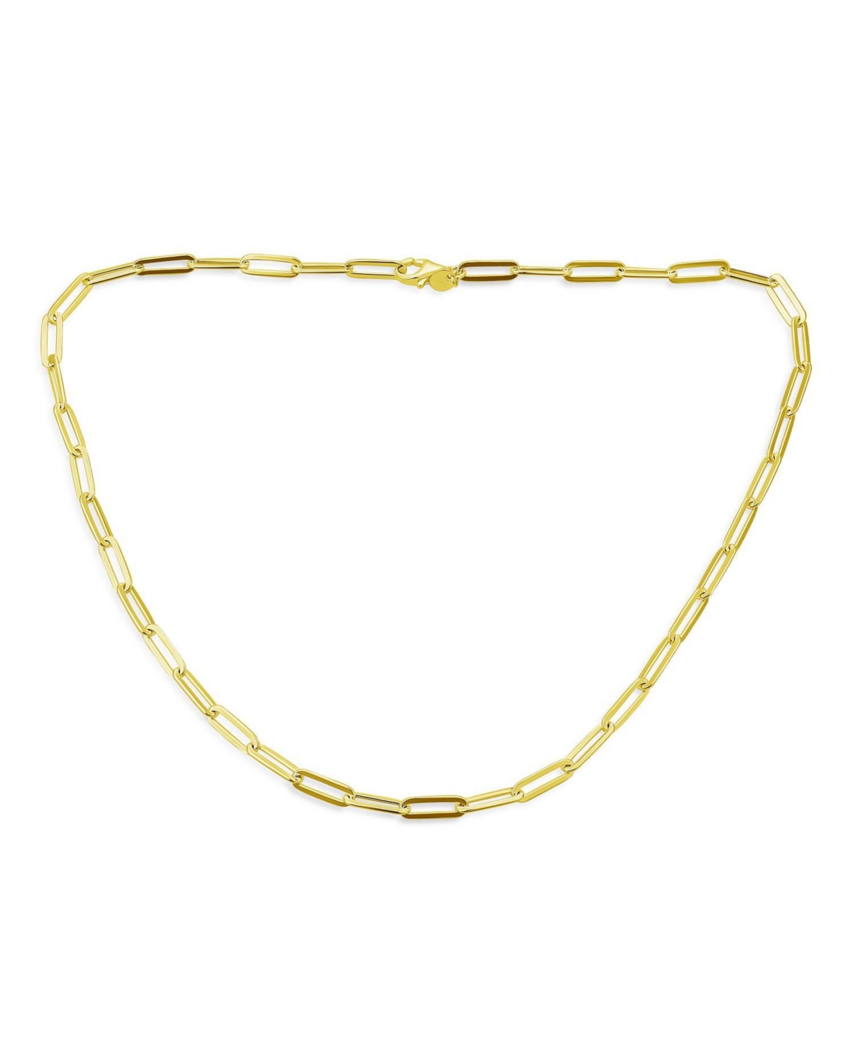 Click here for Bling Jewelry Paperclip Link Chain Necklace 14K Go... prices