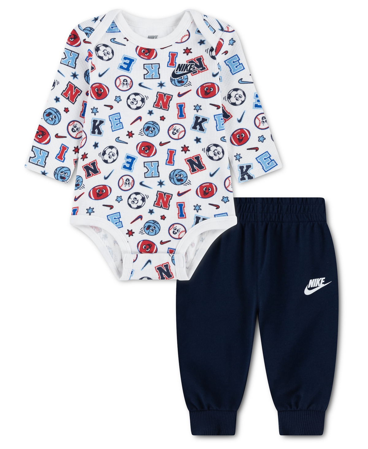 Click here for Nike Baby Boys Allover Print Bodysuit and Pants  2... prices