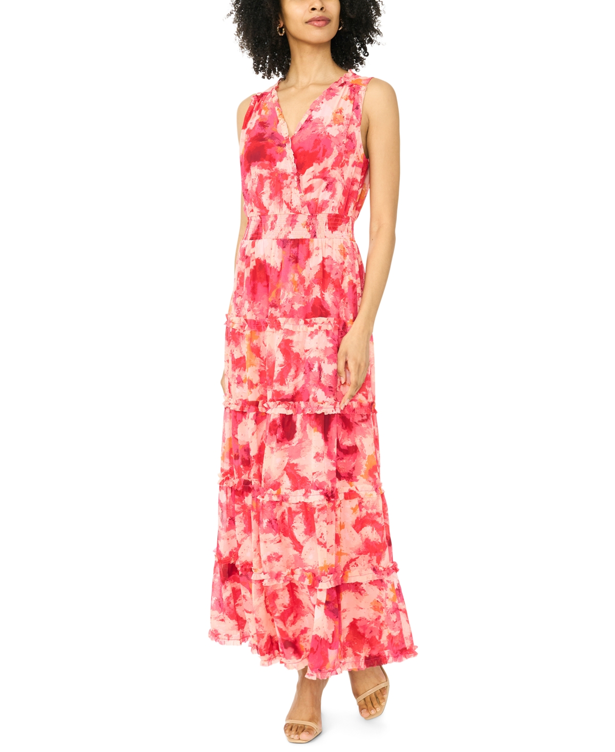 Click here for Sam & Jess Womens Sleeveless Surplice Neck Maxi Dr... prices