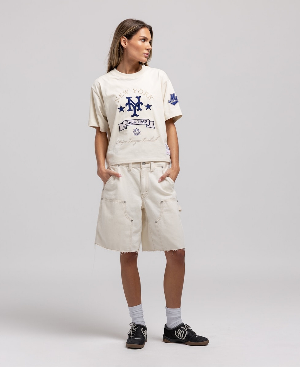 Click here for Mitchell & Ness Womens Cream New York Mets Coopers... prices