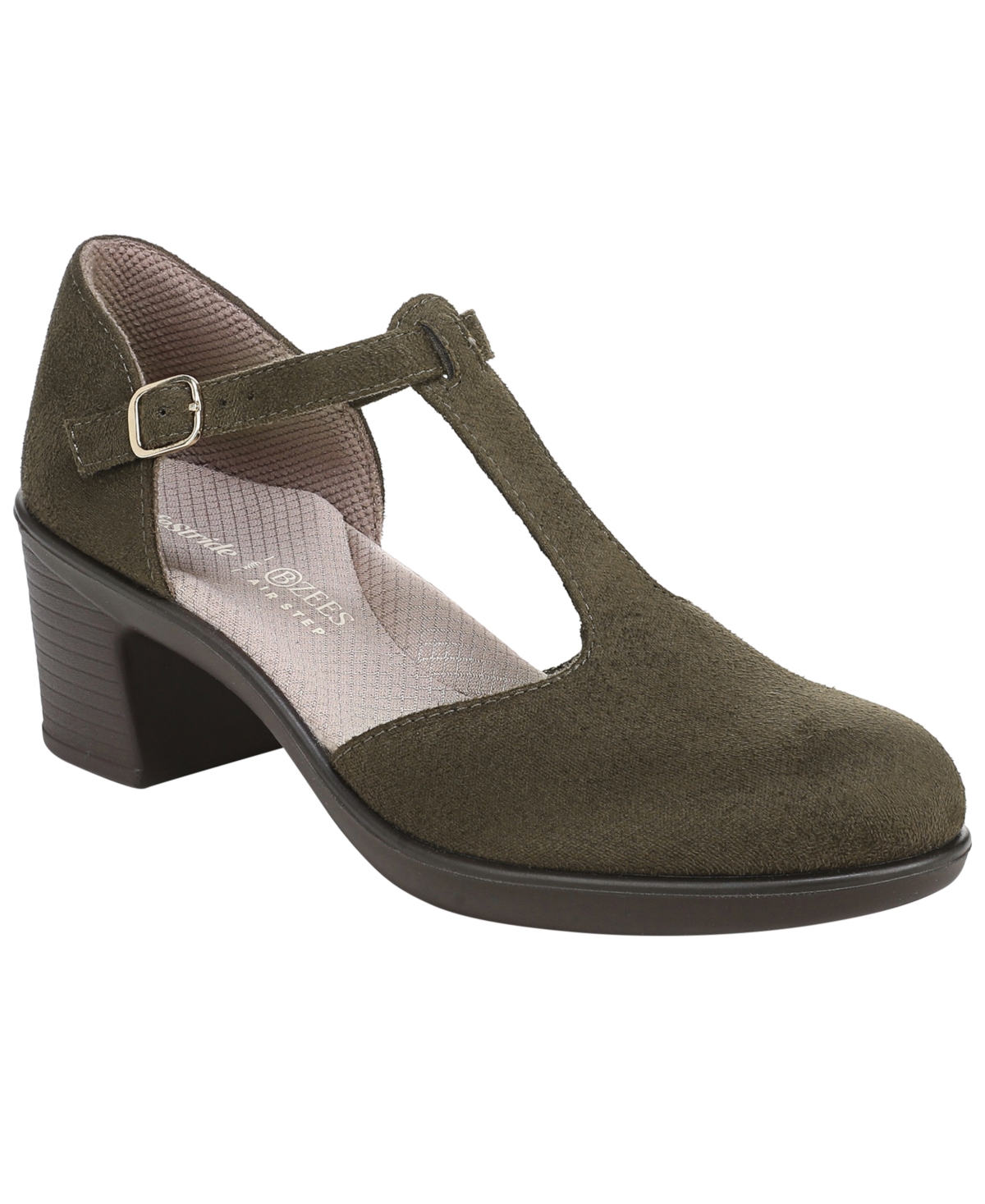 Click here for LifeStride Womens Lady Round Toe Pumps - Army Gree... prices
