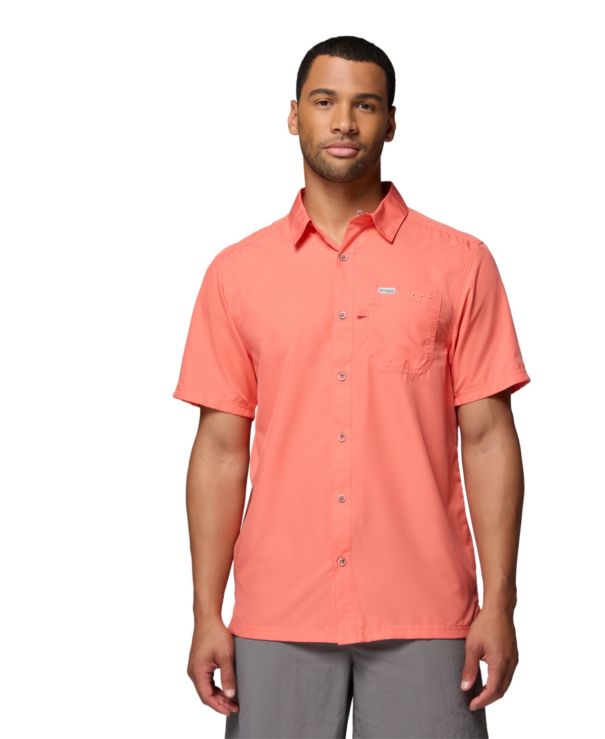 Click here for Columbia Mens Slack Tide Camp Shirt - Melonade prices