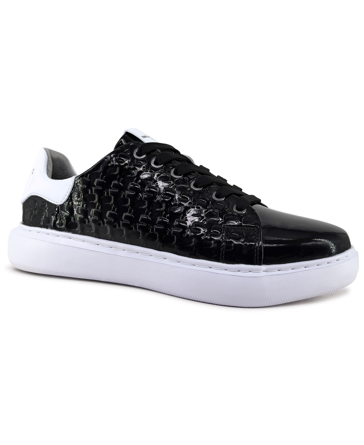 Click here for Karl Lagerfeld Mens Lace-Up Sneakers - Black prices
