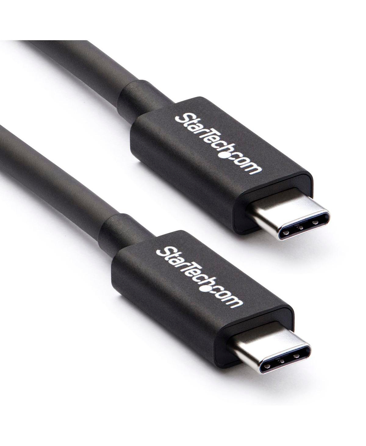 StarTech. com TBLT34MM50CM Thunderbolt 3 Cable - 40Gbps - Daisy Chainable - Passive - USB C Cable - USB-C Thunderbolt to Thunderbolt Cable - 1 pack