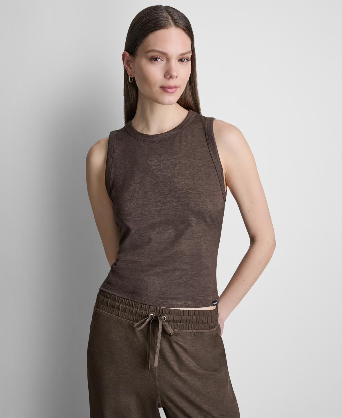 Click here for Dkny Sport Womens Spacedye Crewneck Tank Top - Esp... prices
