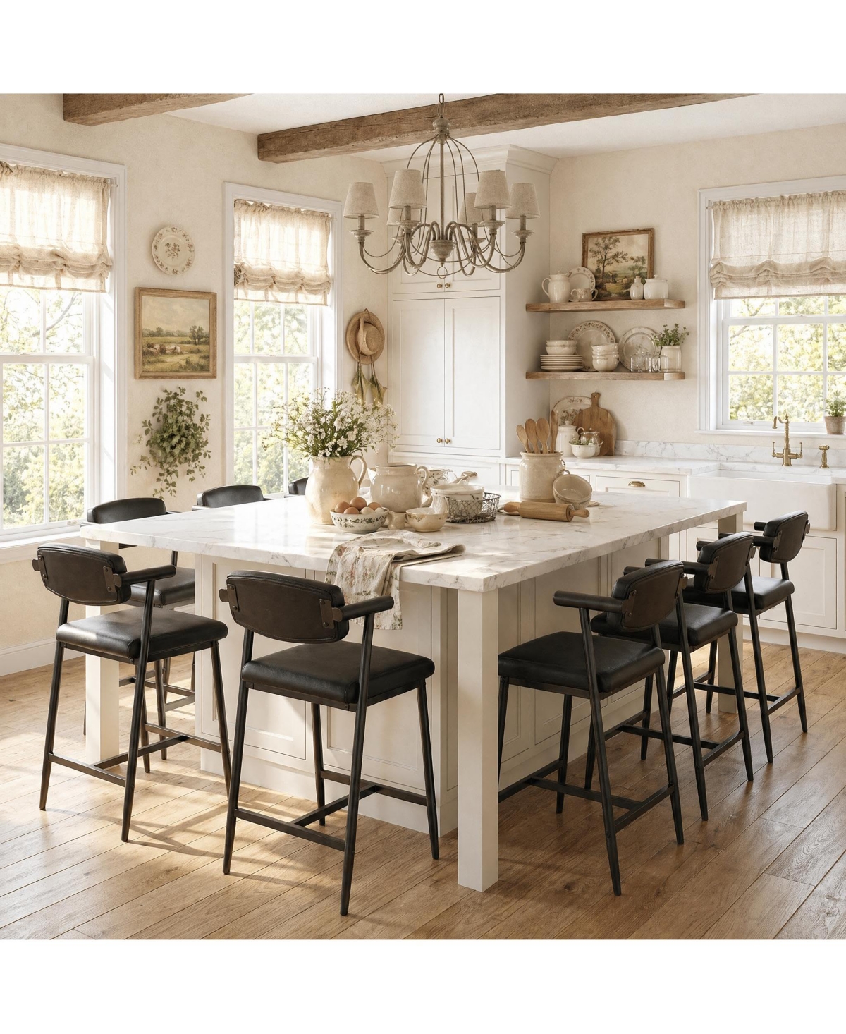 Click here for homfan 26-Inch Counter Height Bar Stools with Padd... prices