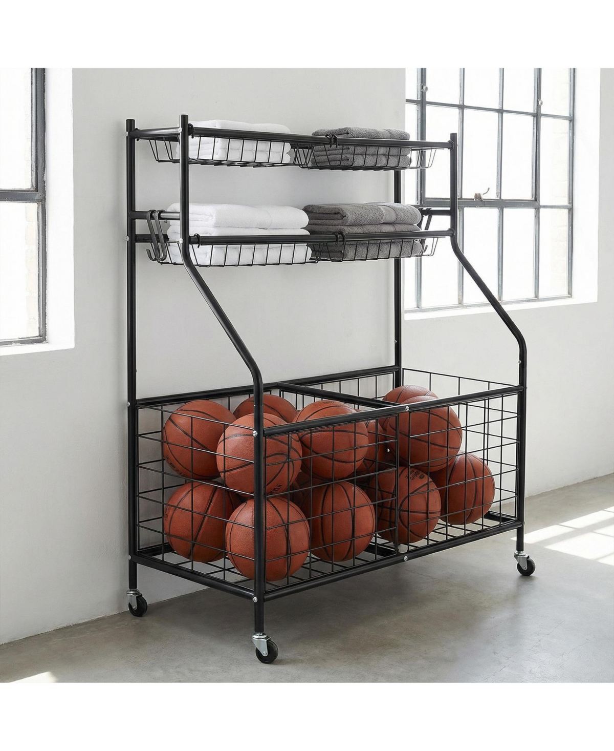 Click here for Gaomon Heavy Duty Sports Ball Storage Cart  Rollin... prices