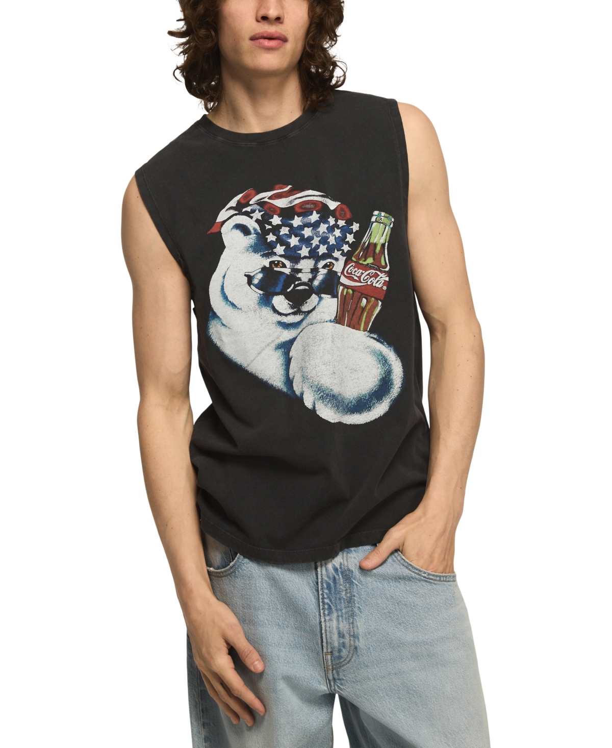 Click here for Lucky Brand Mens Coke Polar Bear Graphic Tank Top... prices