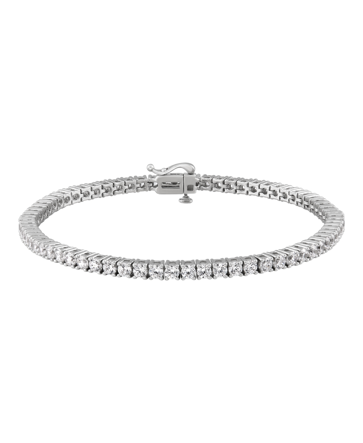 Click here for Arabella White Cubic Zirconia Tennis Bracelet (8-5... prices