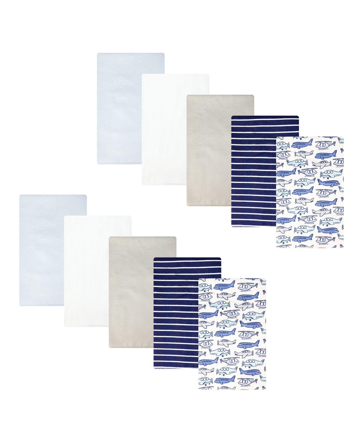 Click here for Hudson Baby Boy Cotton Poly Flannel Burp Cloths  B... prices