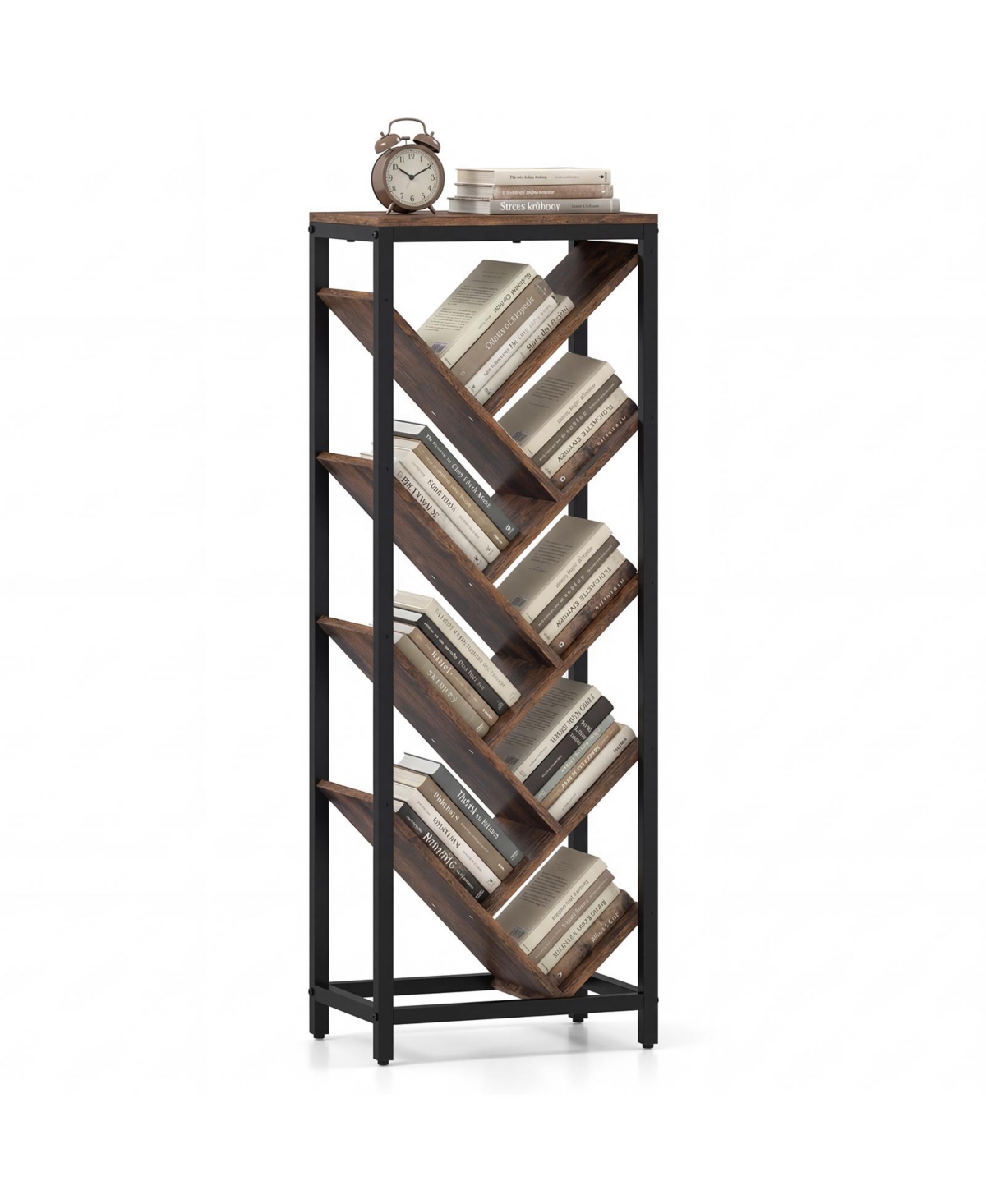 Click here for Costway Tree Bookshelf 9-Tier Freestanding Bookcas... prices