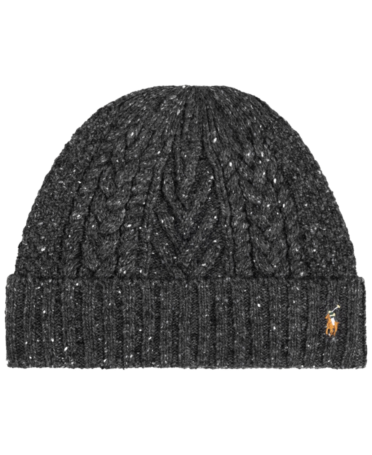 Click here for Polo Ralph Lauren Mens Aran Tweed Beanie Hat - Cha... prices