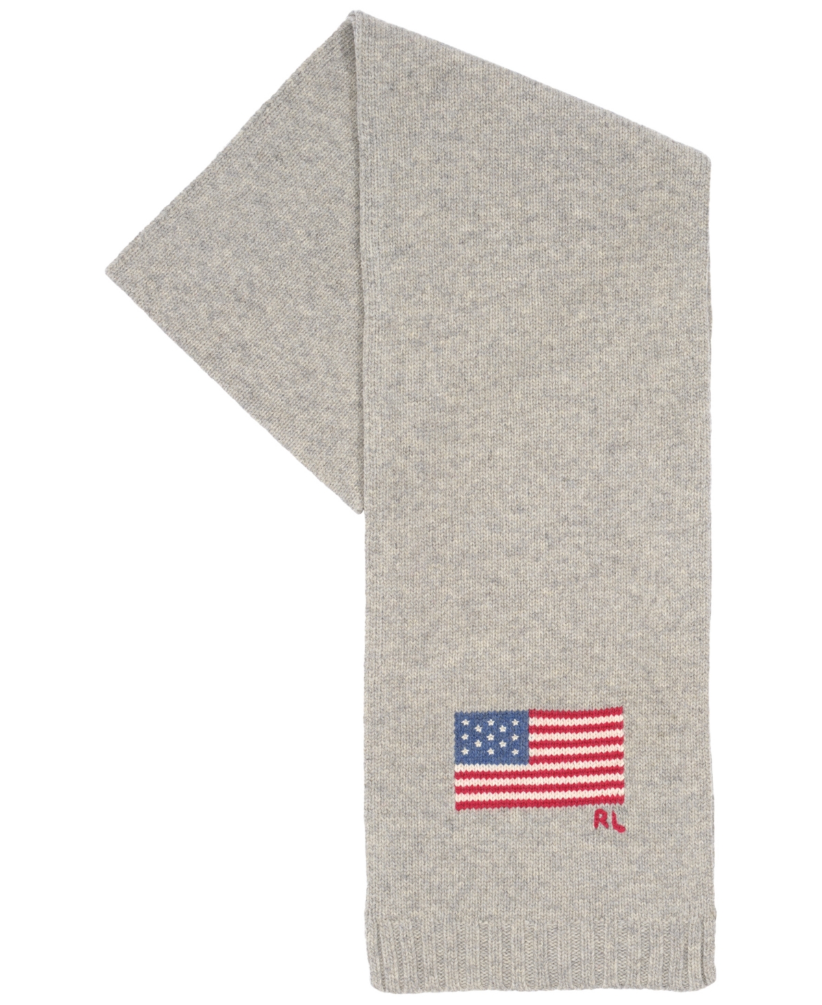 Click here for Polo Ralph Lauren Mens Wool Blend Rl Flag Knit Sca... prices