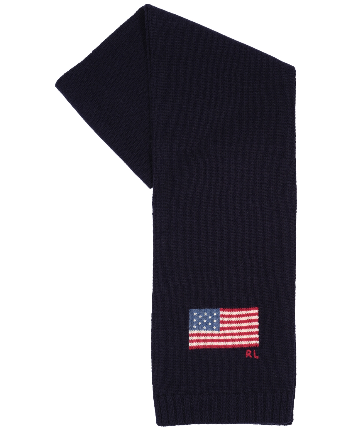 Click here for Polo Ralph Lauren Mens Wool Blend Rl Flag Knit Sca... prices