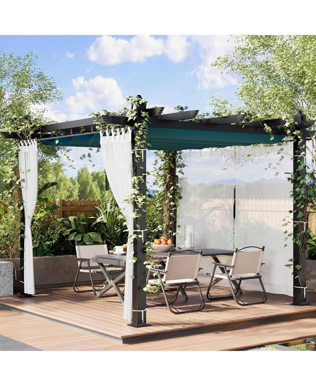 Click here for gaomon Outdoor Uv Protection Aluminum Pergola for... prices