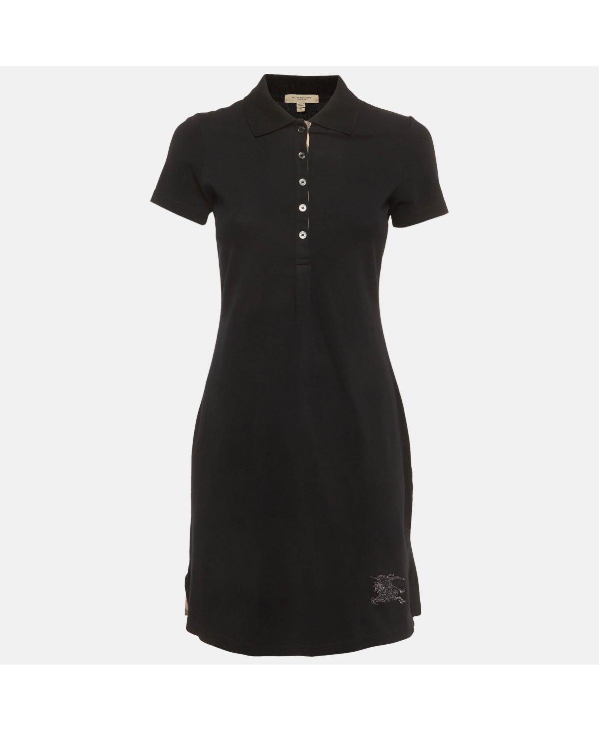 Click here for Pre-Owned Burberry Womens Pique Polo T-Shirt Dress prices