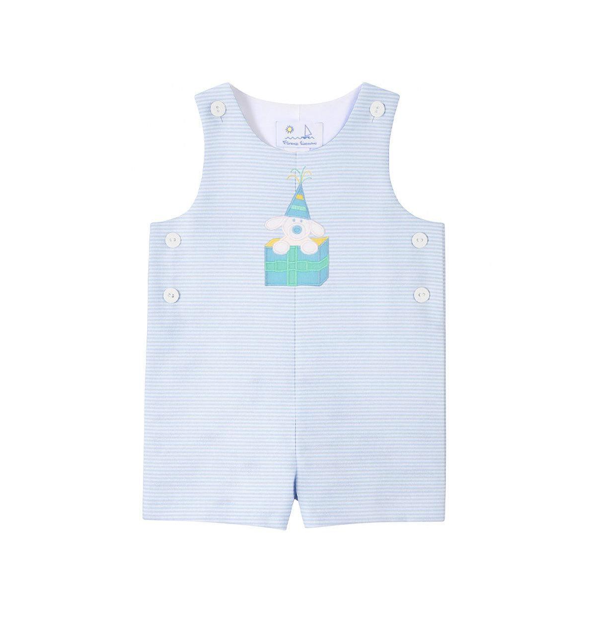Click here for Florence Eiseman Baby Boy Seersucker Shortall With... prices