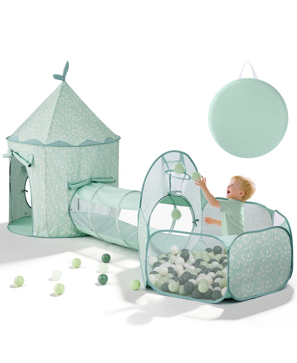 Click here for Tiny Land Adventure 3-in-1 Play Tunnel with Ball P... prices