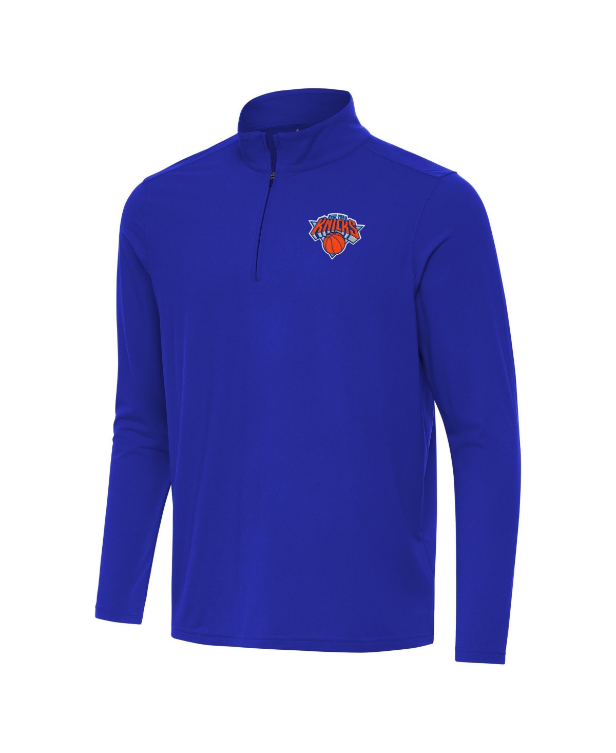 Click here for Antigua Mens Royal New York Knicks Intent Quarter-... prices