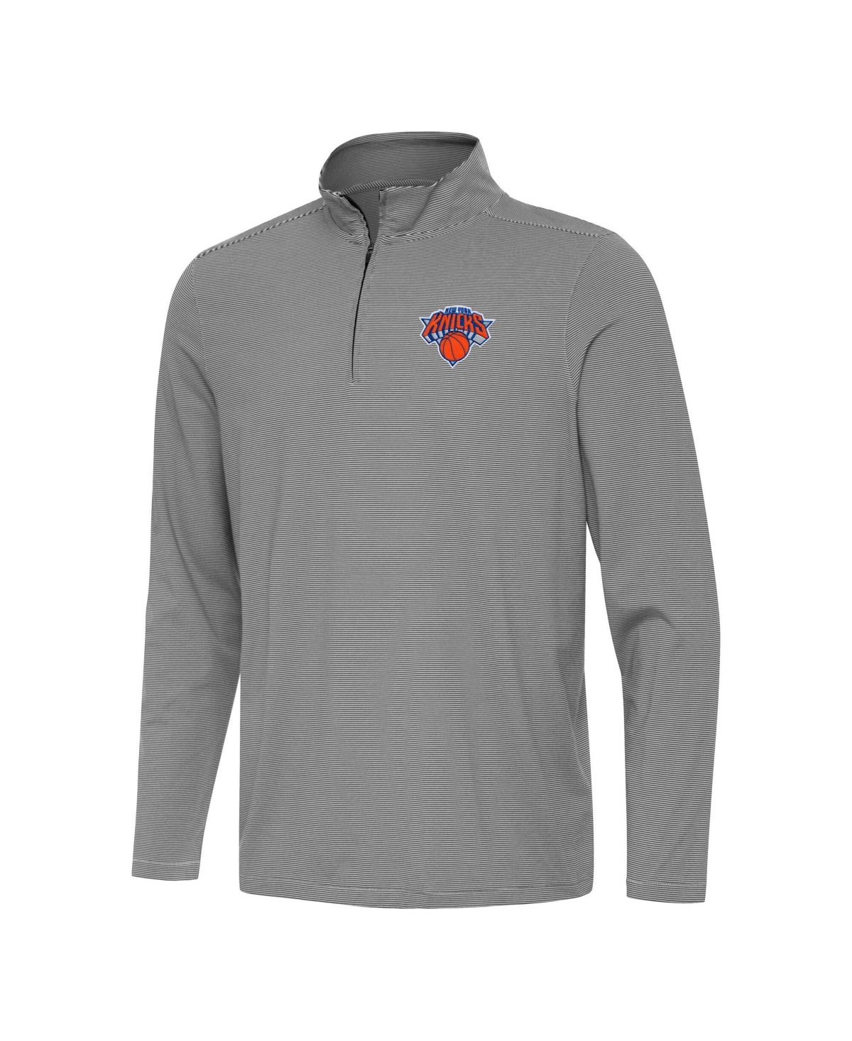Click here for Antigua Mens Black New York Knicks Twine Quarter-Z... prices