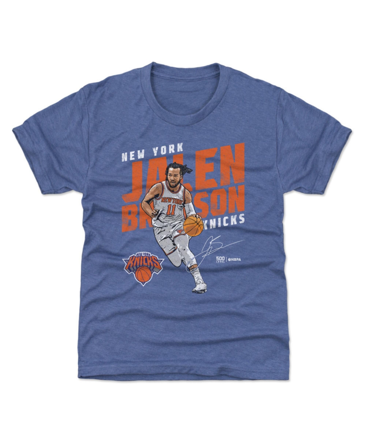 Click here for 500 Level Big Boys and Girls Jalen Brunson Blue Ne... prices