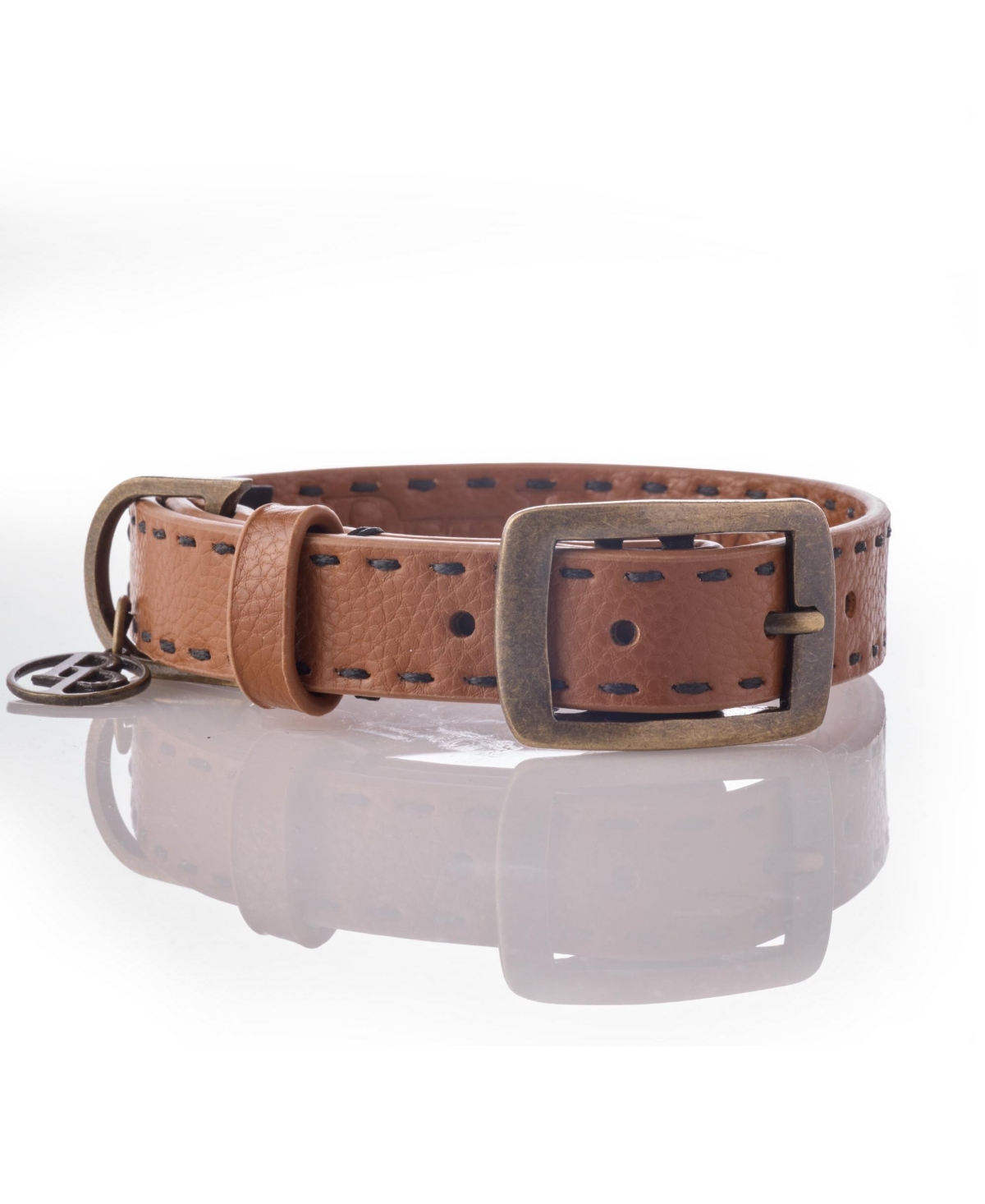 Click here for Pet Passion Rein The Saddle Stitch Faux Leather Co... prices