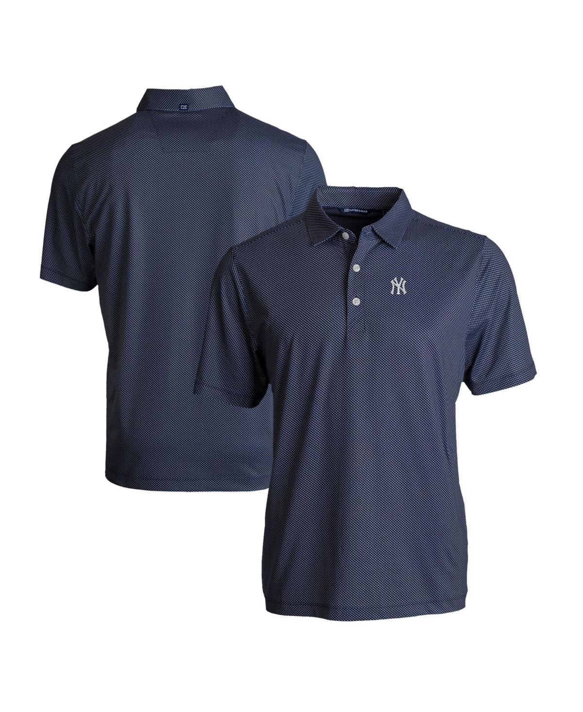 Click here for Cutter & Buck Mens Navy/White New York Yankees Pik... prices