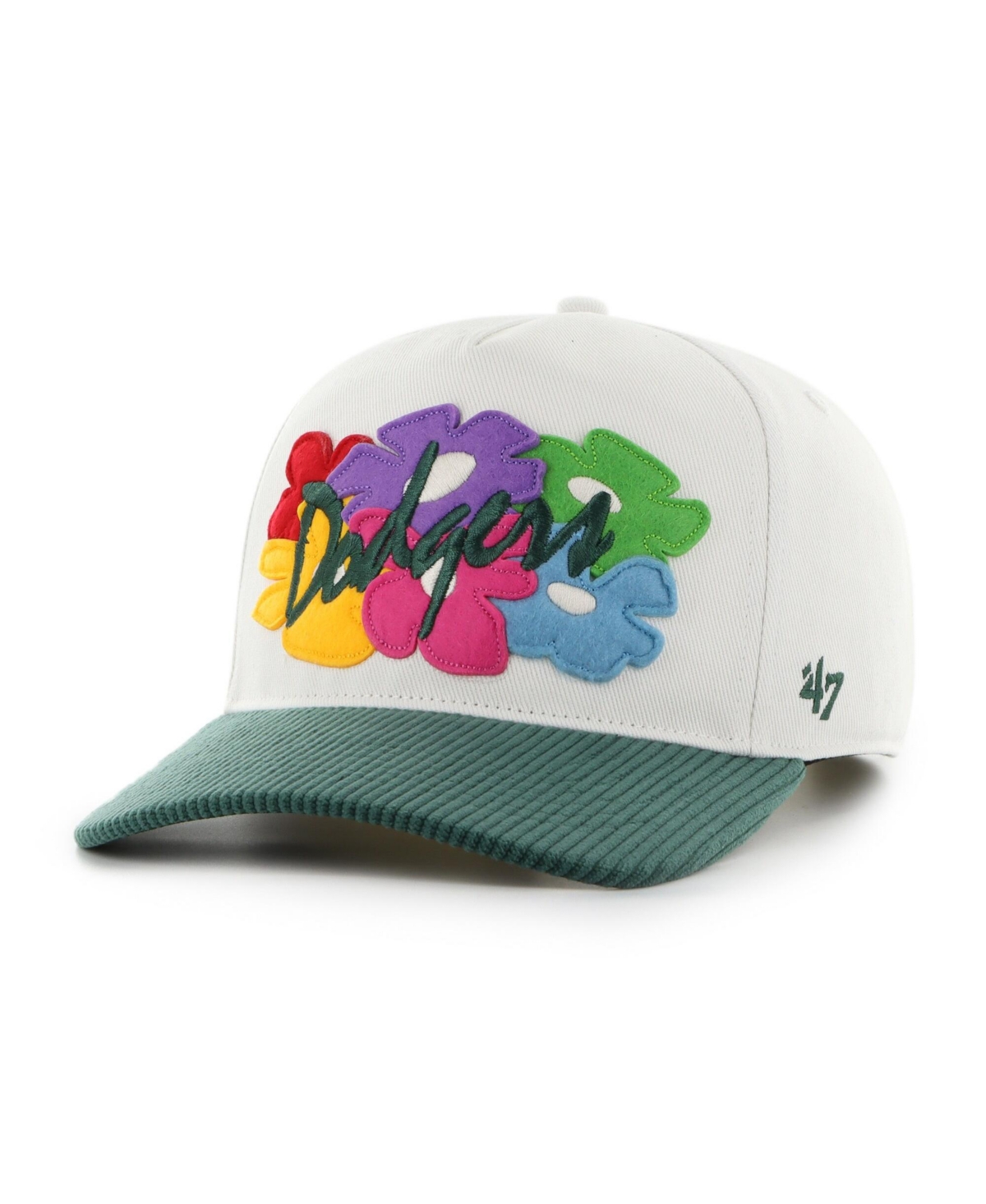 Click here for 47 Brand Mens White/Green Los Angeles Dodgers Flor... prices