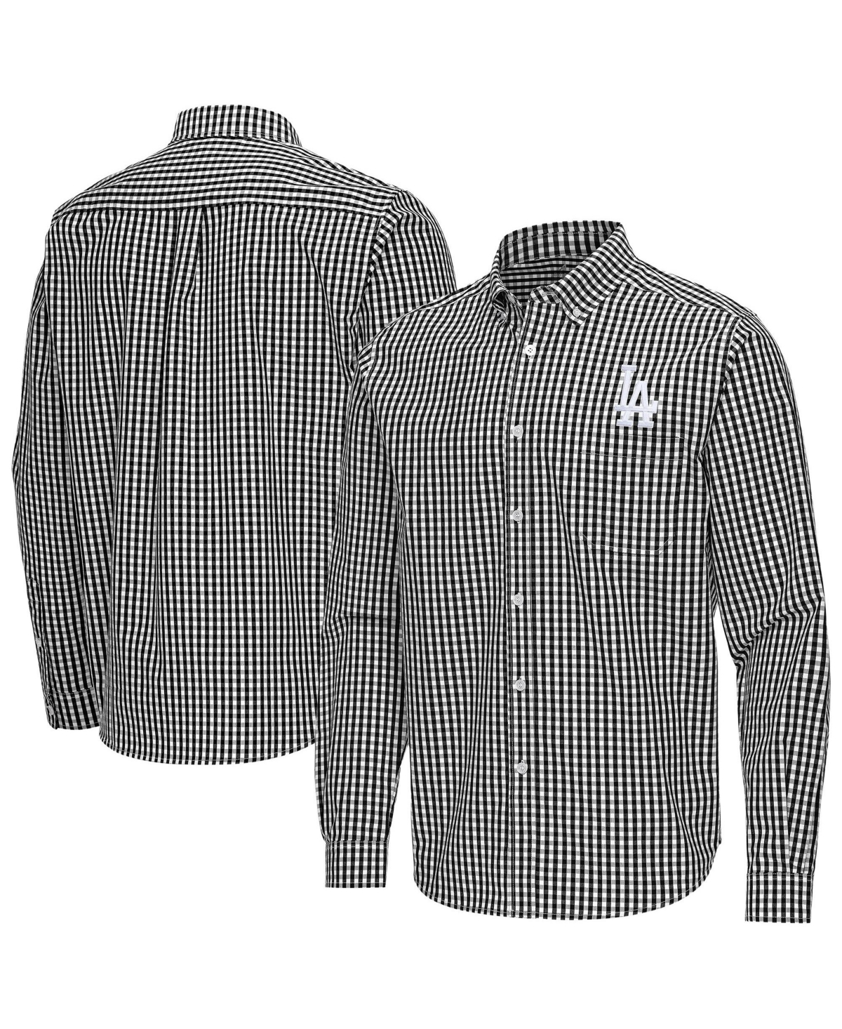 Click here for Antigua Mens Black Los Angeles Dodgers Ellis Woven... prices