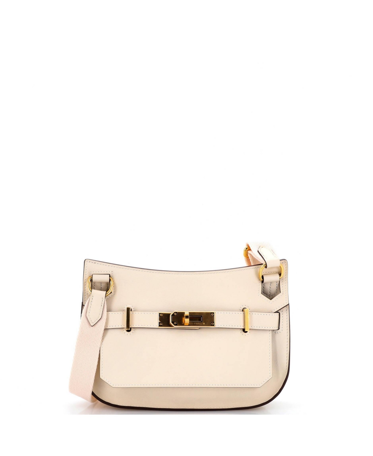 Click here for Pre-Owned HERMES Mini Jypsiere Bag Swift - Natural prices