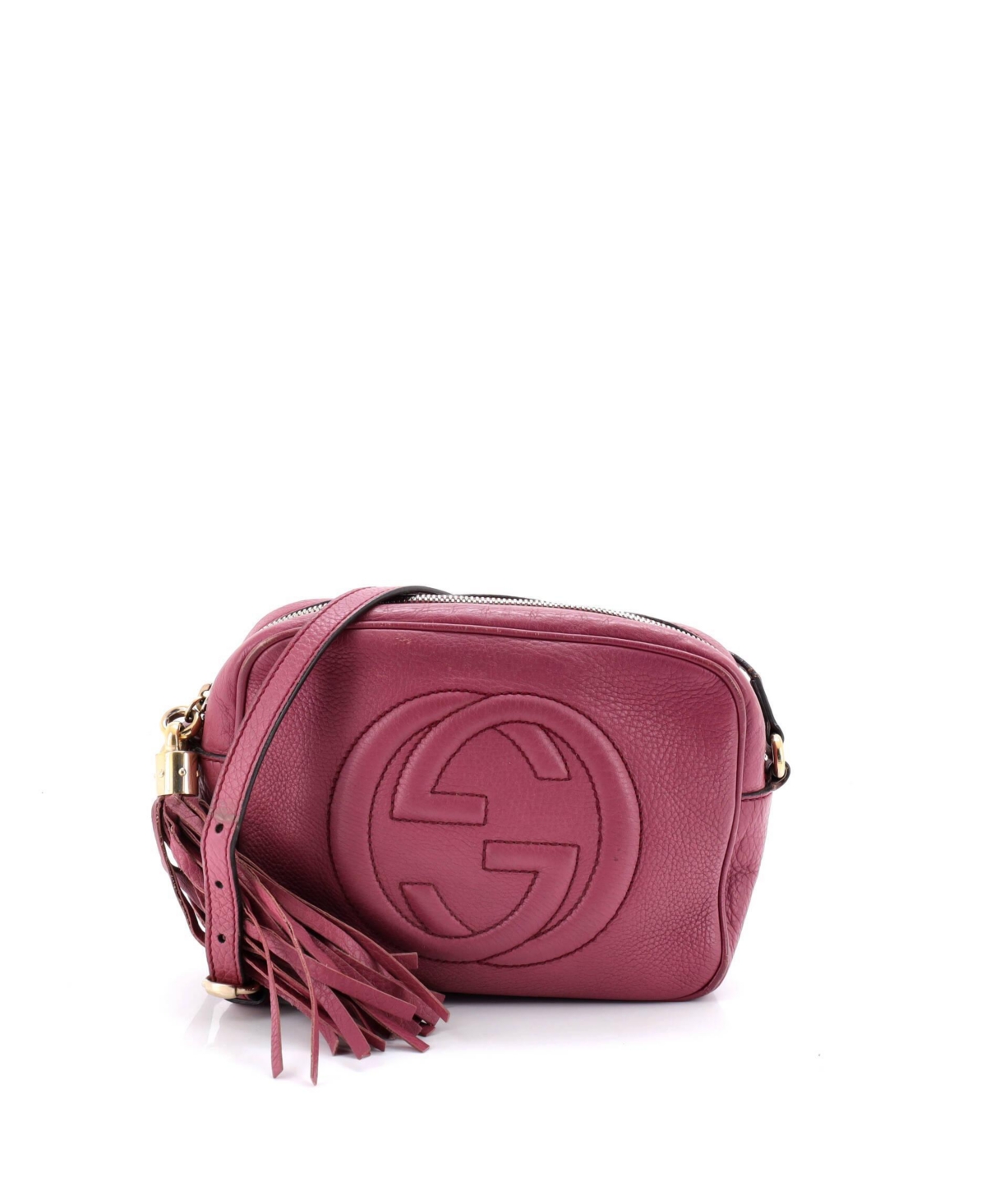 Click here for Pre-Owned Gucci Small Soho Disco Crossbody Bag Lea... prices