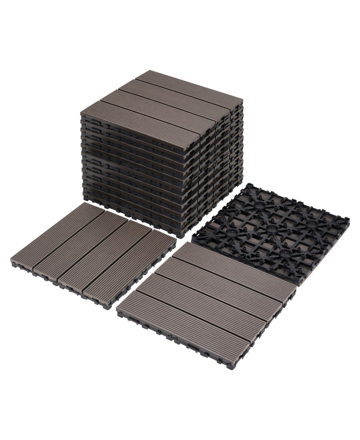 Click here for Streamdale Furniture Diy Composite Deck Tiles Coff... prices