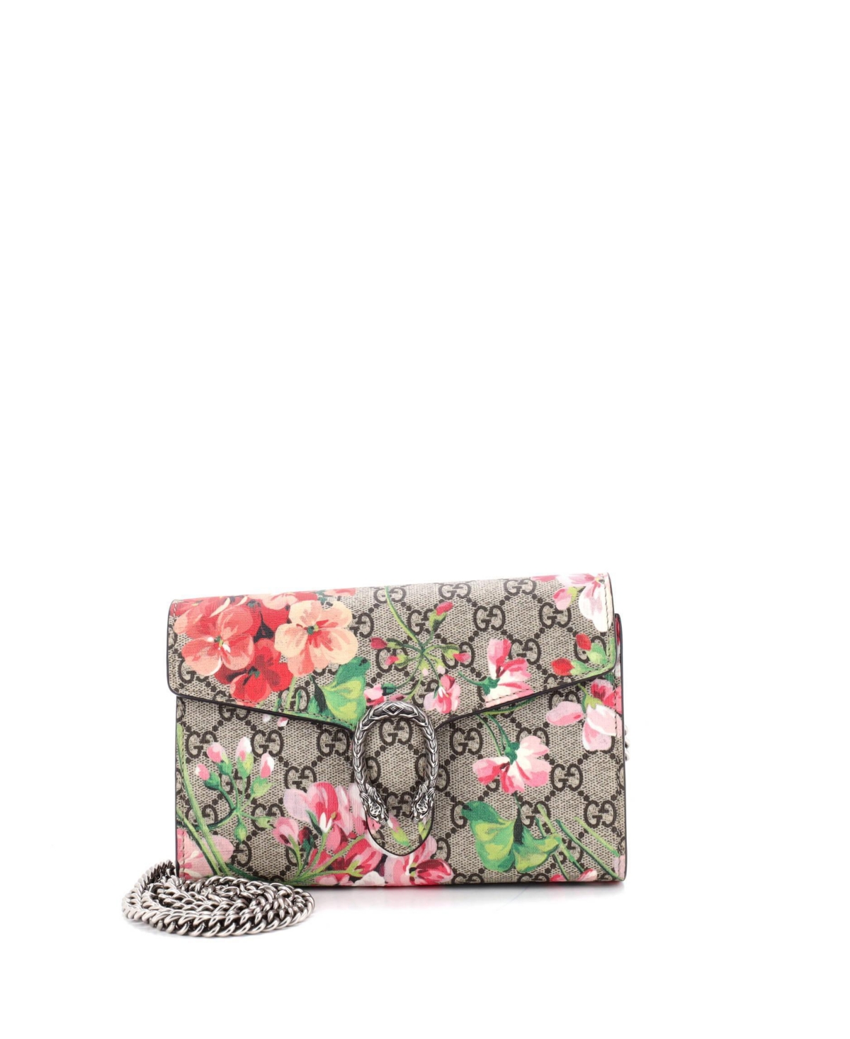 Click here for Pre-Owned Gucci Small Dionysus Chain Wallet Blooms... prices