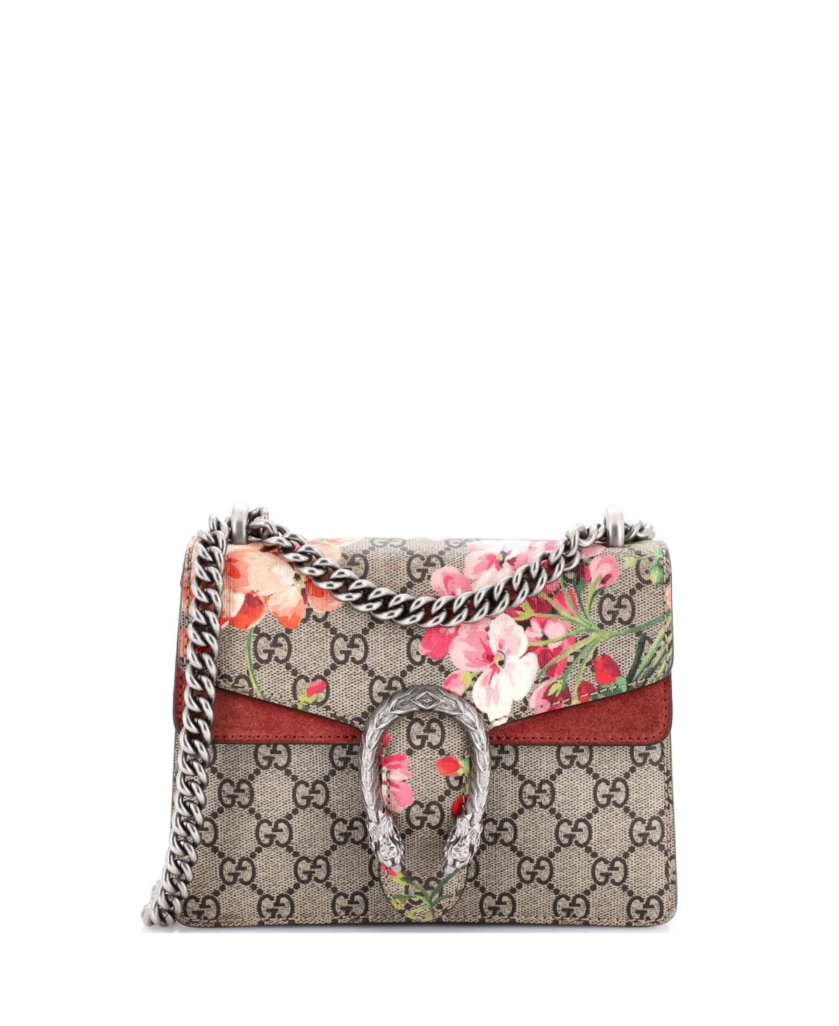Click here for Pre-Owned Gucci Mini Dionysus Bag Blooms Print Gg... prices