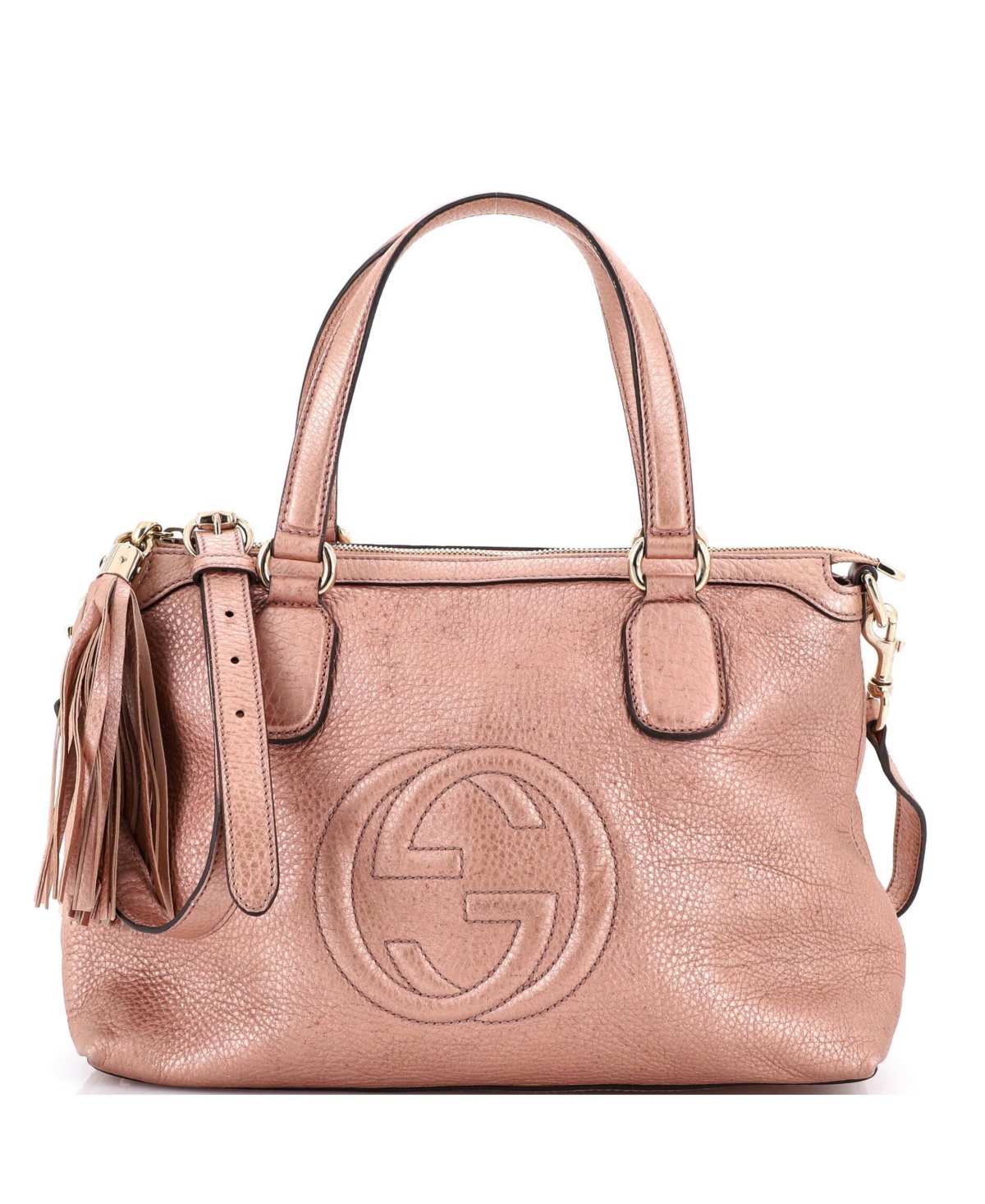 Click here for Pre-Owned Gucci Soho Convertible Soft Top Handle B... prices