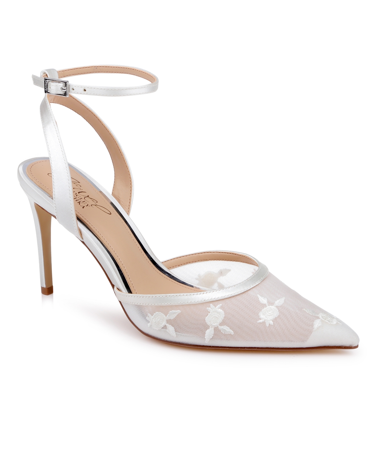 Click here for Jewel Badgley Mischka Womens Zaidu Pointed Toe Pum... prices