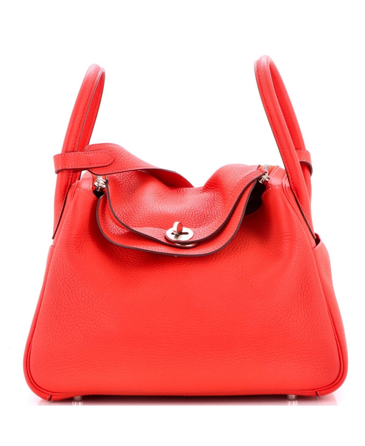 Click here for Pre-Owned HERMES 30 Lindy Bag Clemence - Orange prices