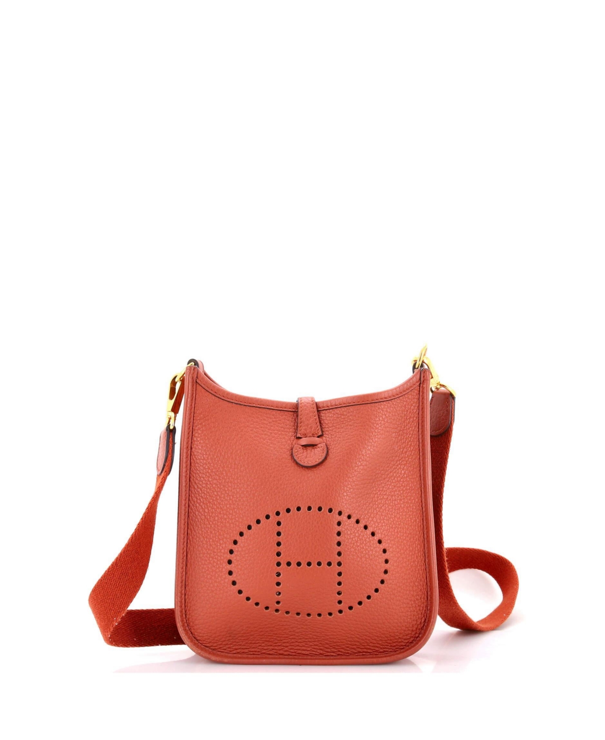 Click here for Pre-Owned HERMES Tpm Evelyne Bag Gen Iii Clemence... prices