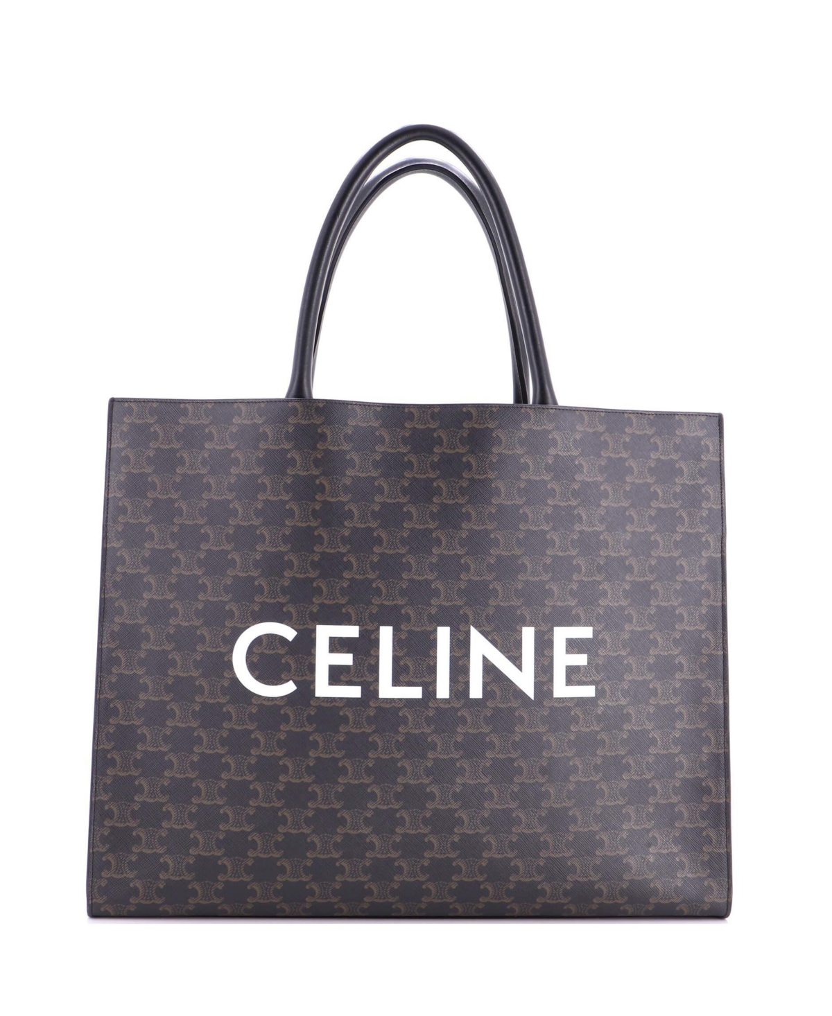 Click here for Pre-Owned Celine Horizontal Logo Cabas Tote Triomp... prices