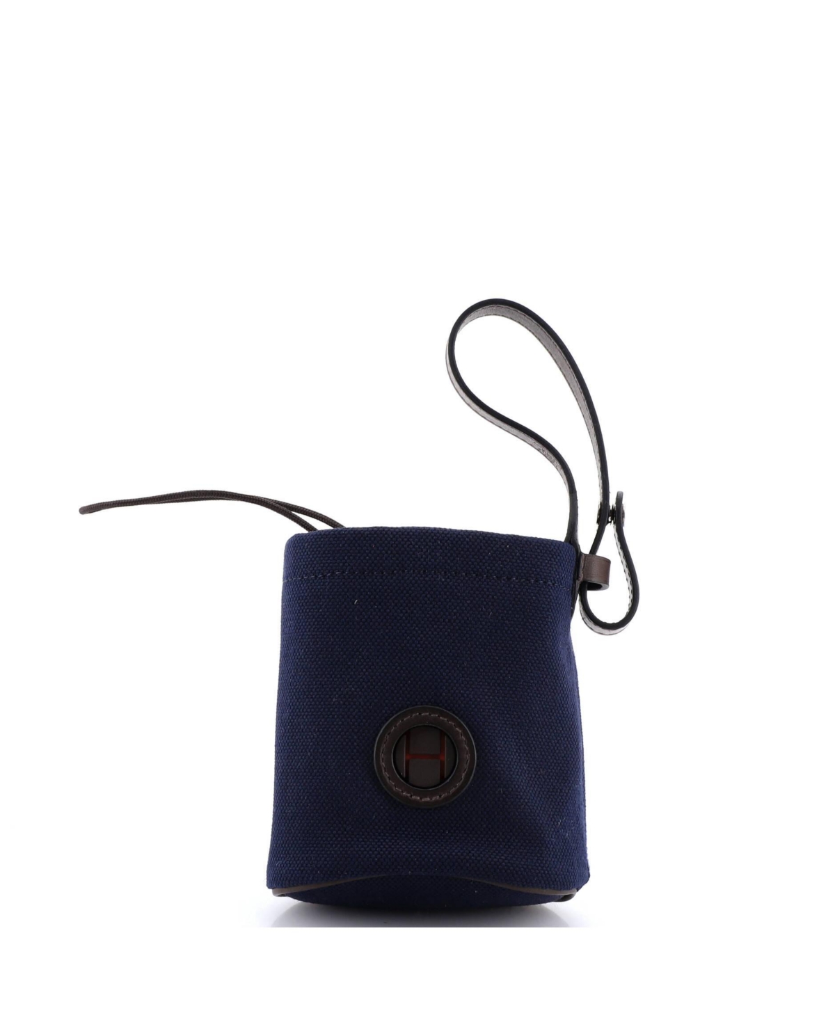 Click here for Pre-Owned HERMES On-The-Go Dog Pouch Toile - Blue prices
